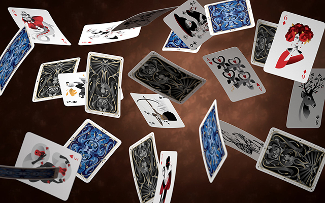 Un duo d’illustrateurs revisite le jeu de carte traditionnel ...